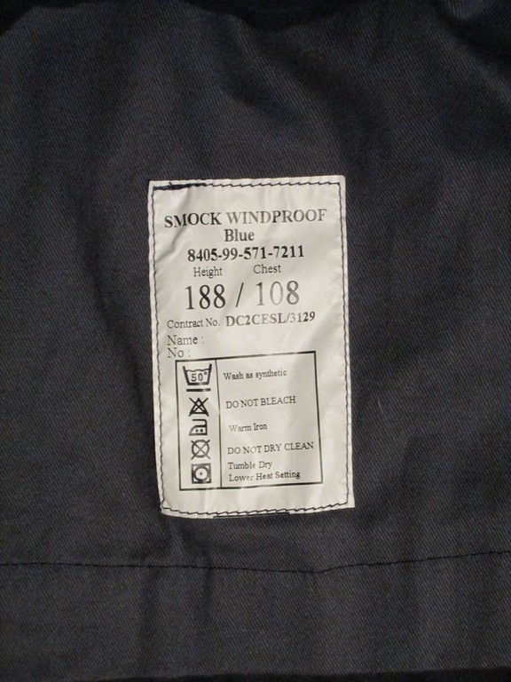 Mint unissued RN deck smock - Clothing/uniforms - HMVF - Historic ...