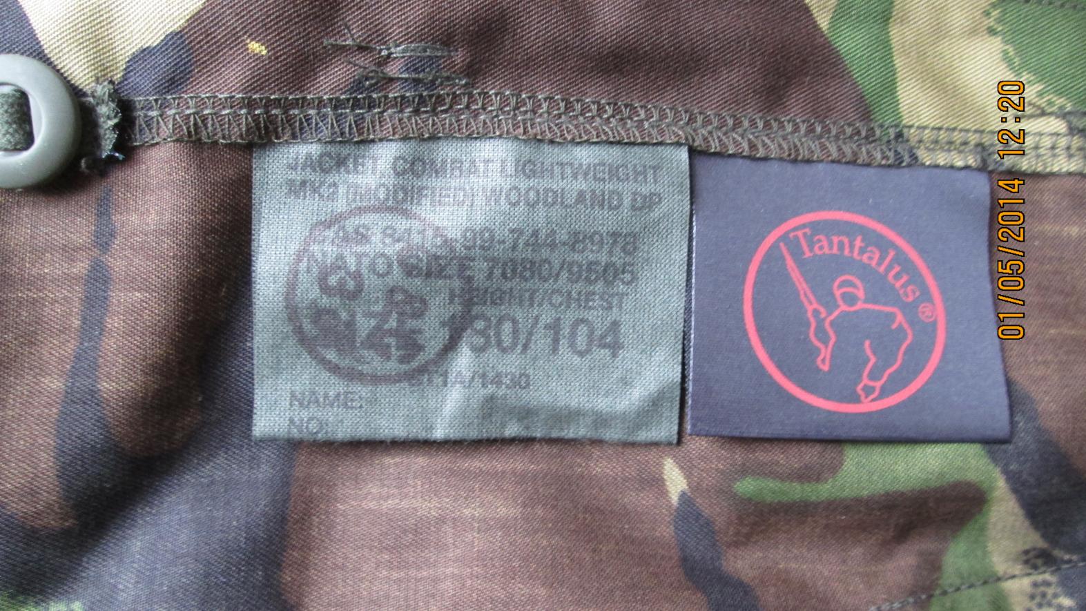 Tantalus soldier 95 kit. - Clothing/uniforms - HMVF - Historic Military ...