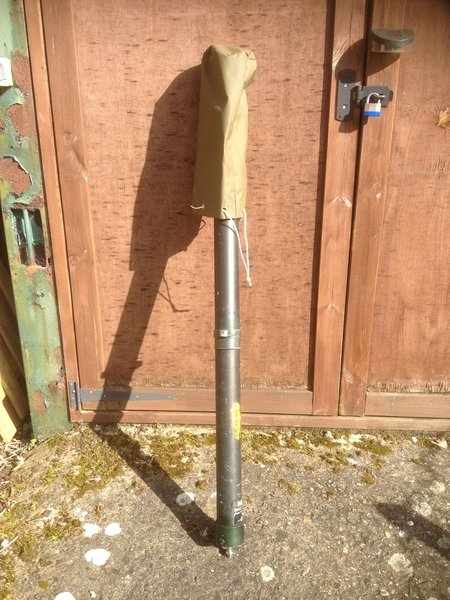 Racal 716 8m mast with non original top cover and base spike minor ...