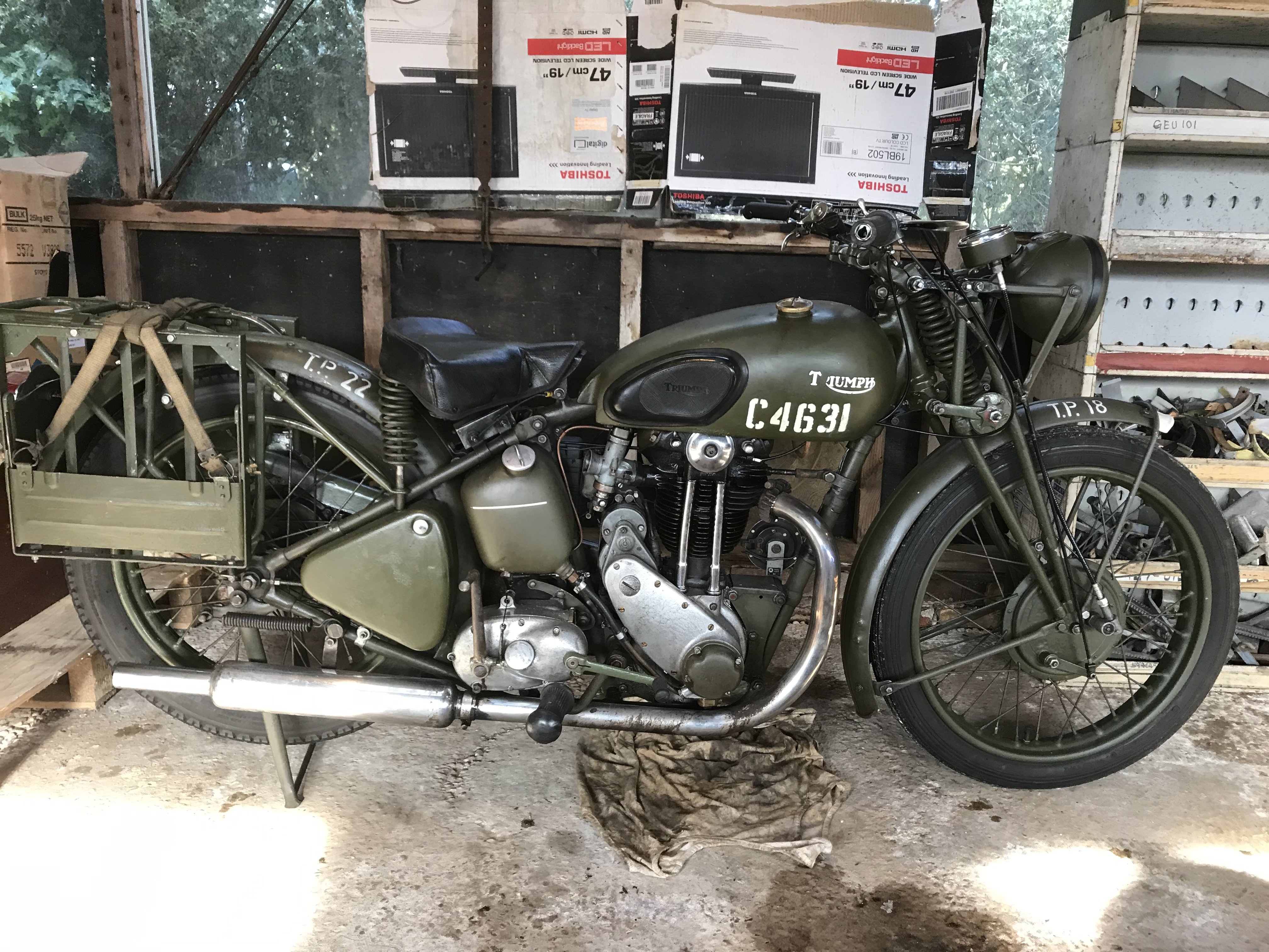Triumph 3SW/3HW Restoration - Motorcycles - HMVF - Historic Military ...