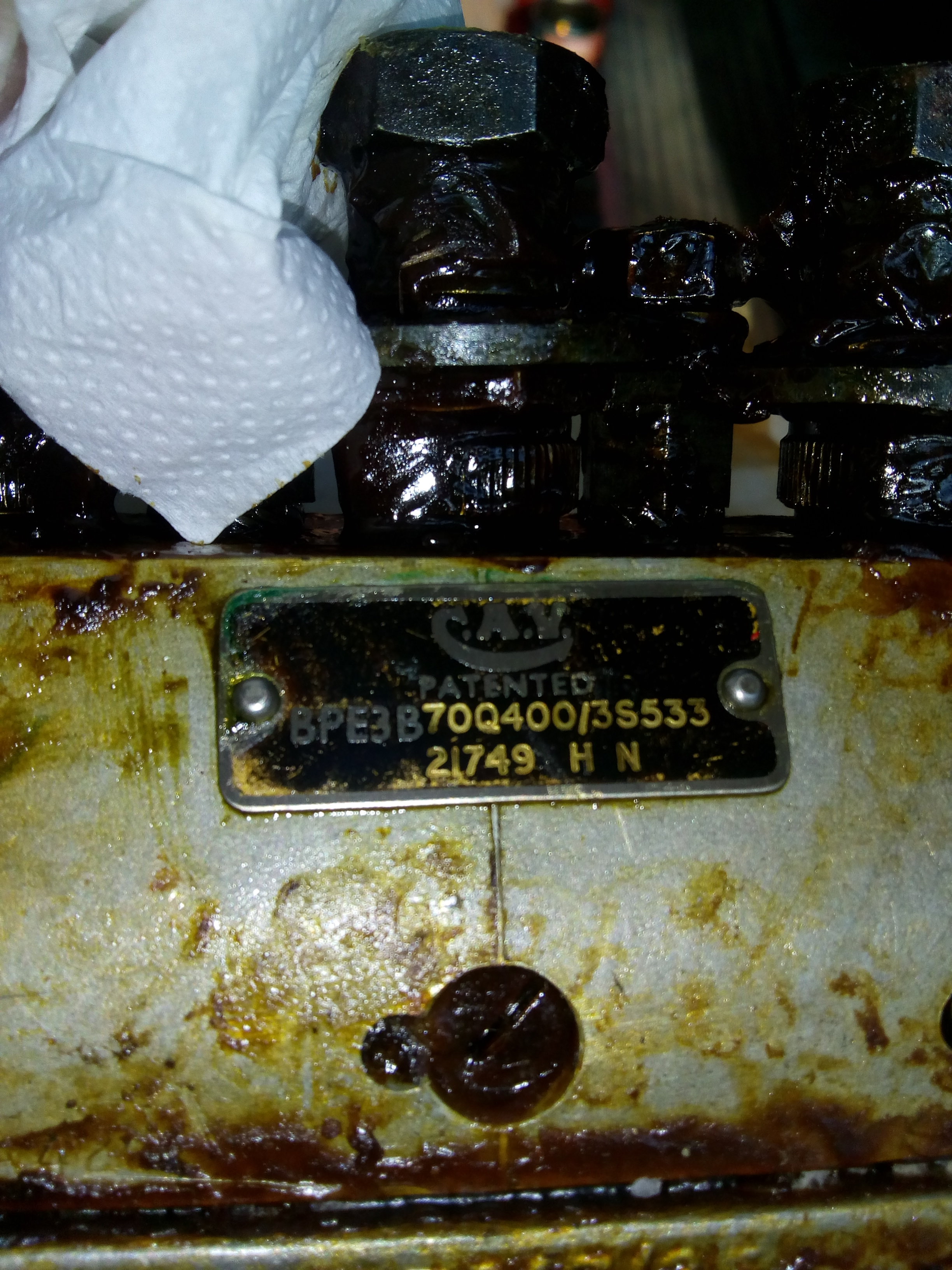 New old stock CAV injection pump identification - Trailers, plant and ...