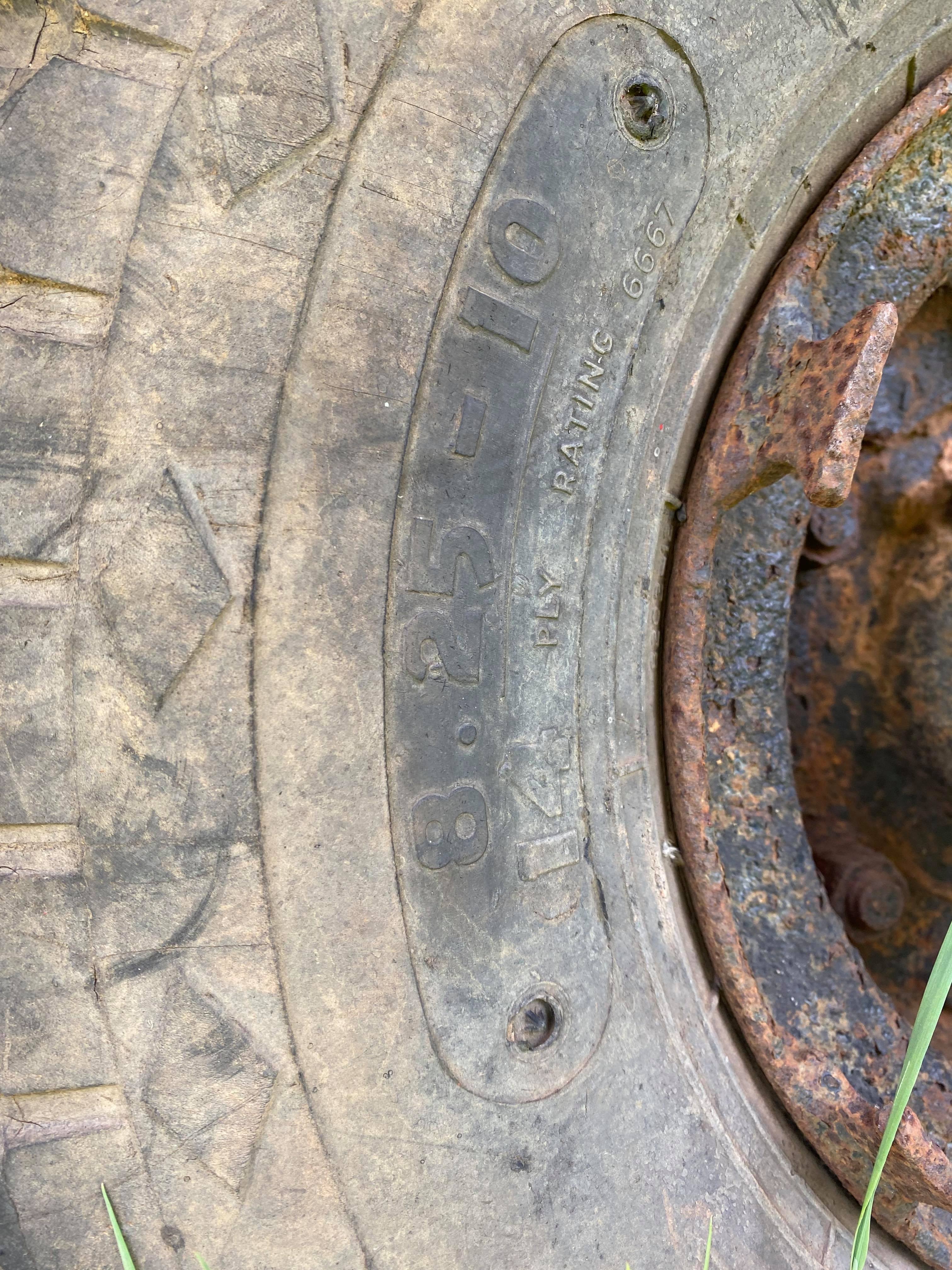 8.25-10 split rim tyres - Artillery & Anti-Tank Weapons - HMVF ...