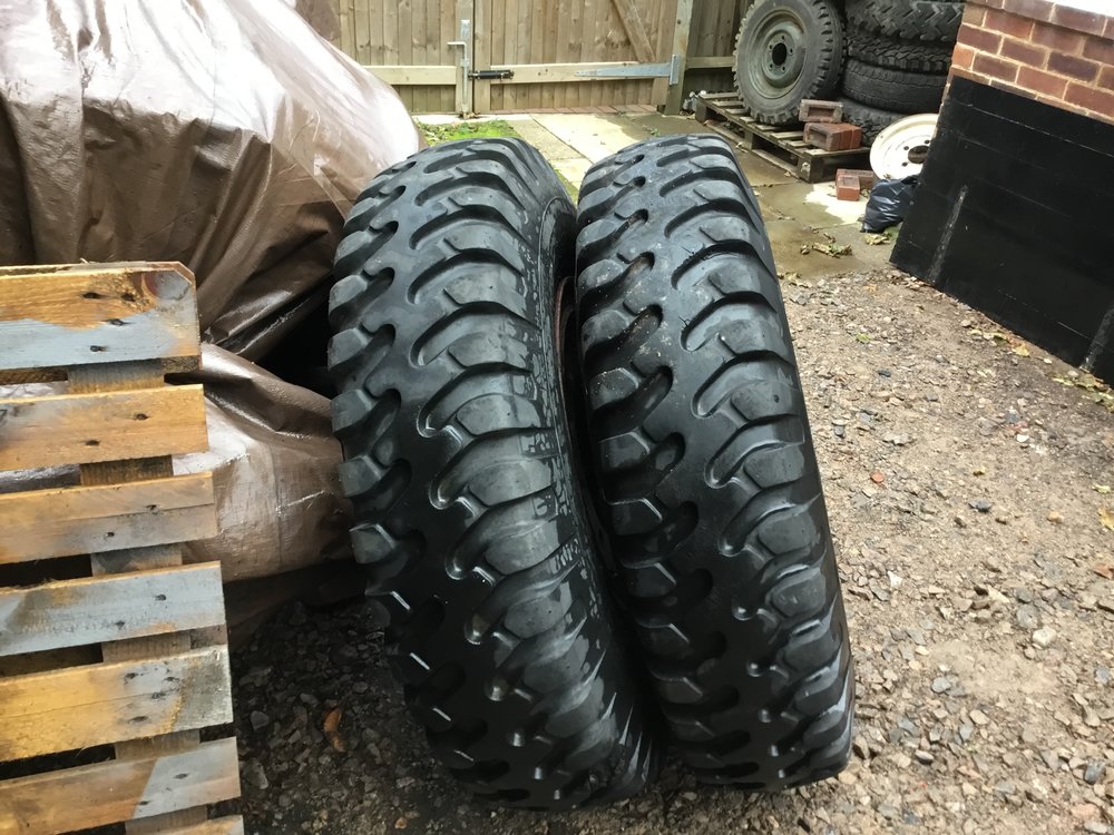 11 00 20 Dunlop Trak Grip Pattern Tyres For Sale HMVF Classifieds HMVF Historic Military