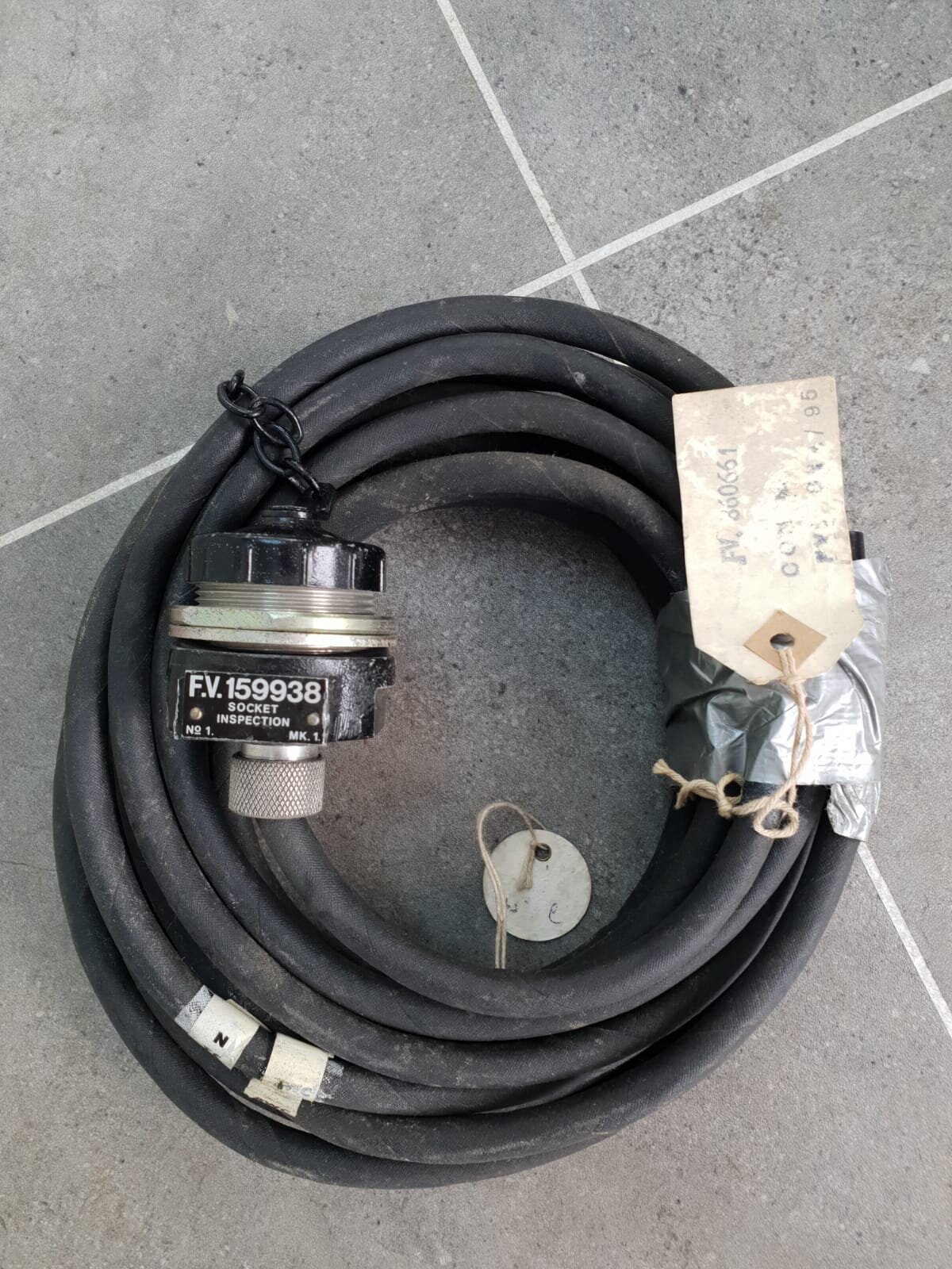 FV159938/FV860661/LV6/MT3 Inspection Lamp and Extension Lead. NOS. NOW ...