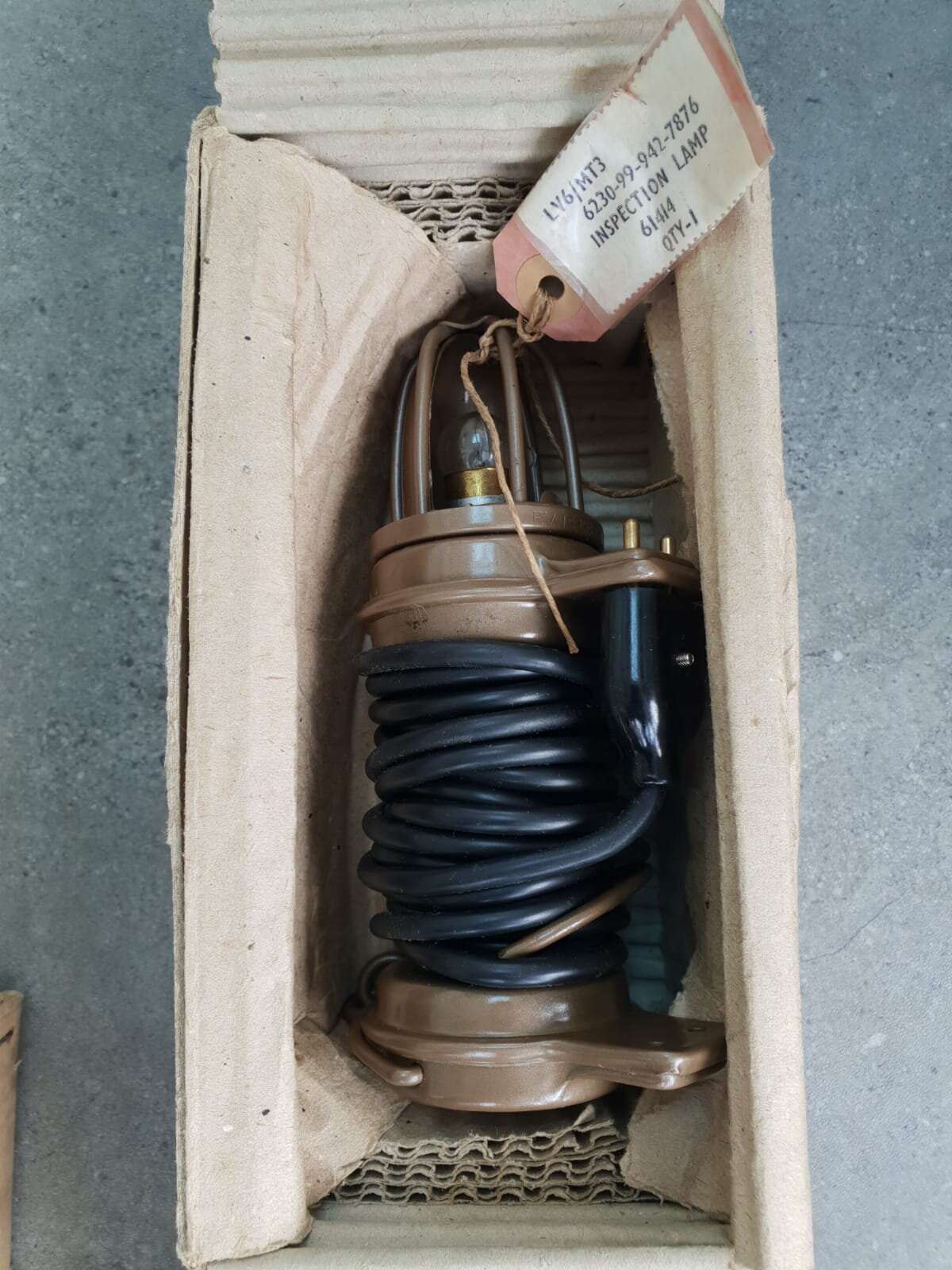 FV159938/FV860661/LV6/MT3 Inspection Lamp and Extension Lead. NOS. NOW ...