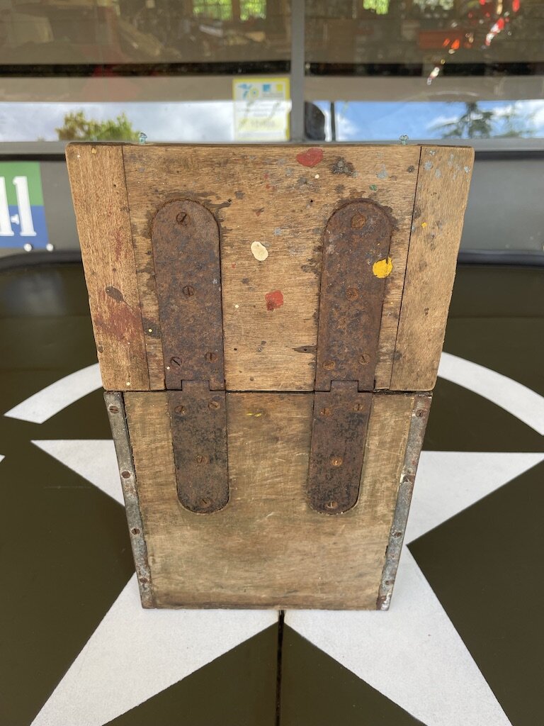 Unusual WWII period Wooden Battery Box - British Radio Equipment - HMVF ...