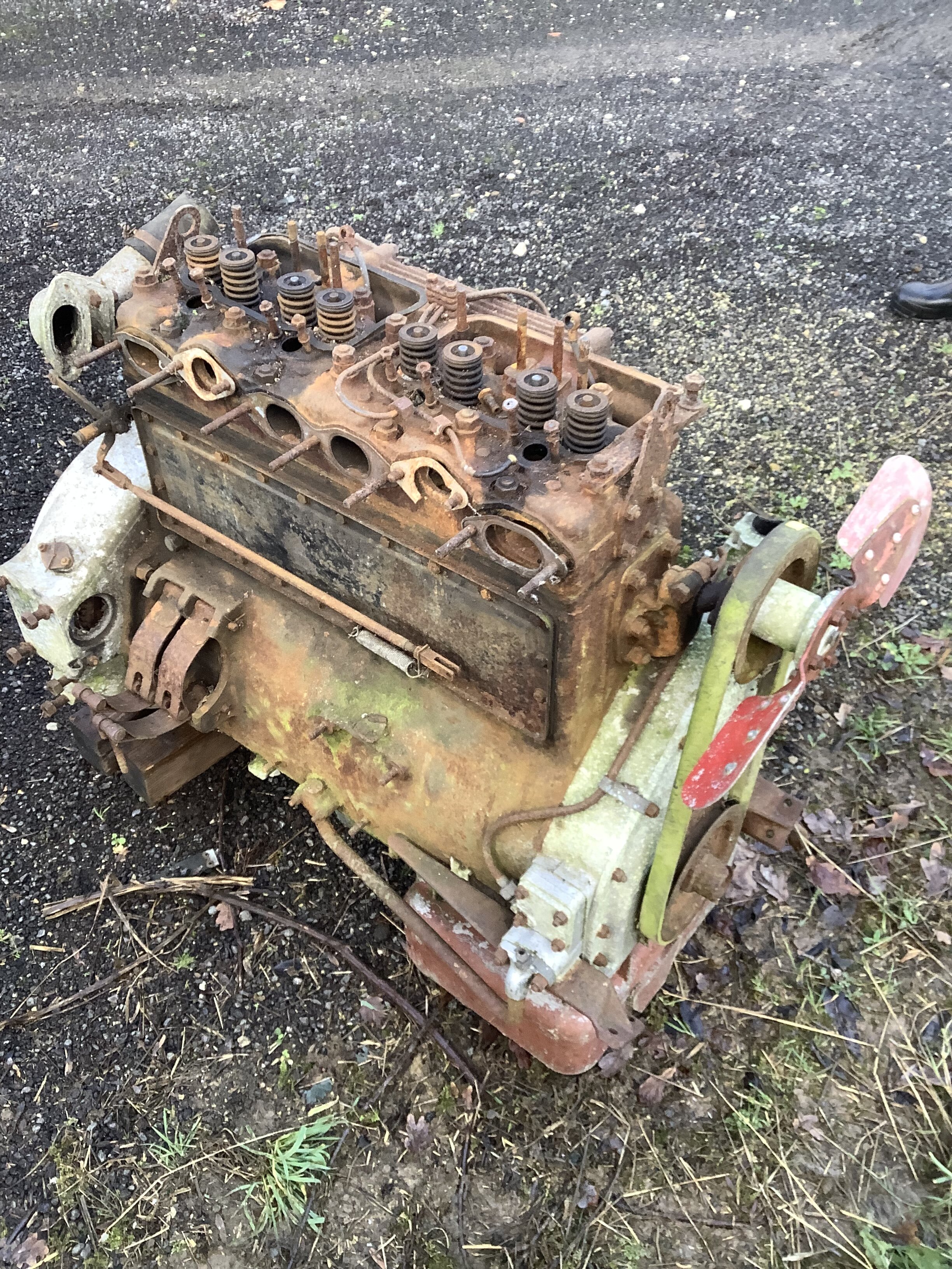 Albion 4 cylinder Diesel engine barn find. spares or repair - HMVF ...