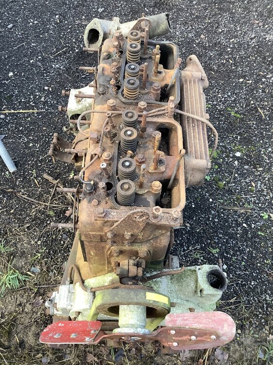 Albion 4 cylinder Diesel engine barn find. spares or repair - HMVF ...