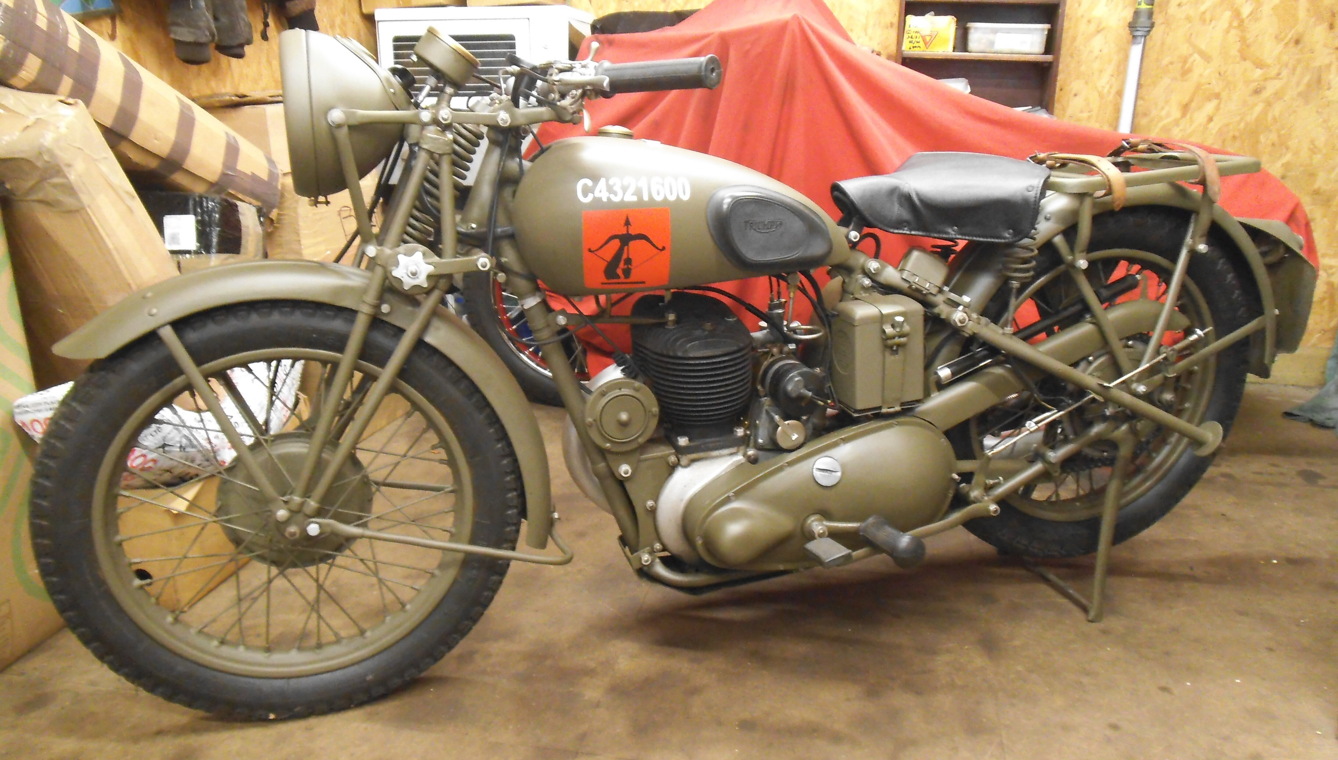 1940 Triumph 5SW Restoration - Motorcycles - HMVF - Historic Military ...