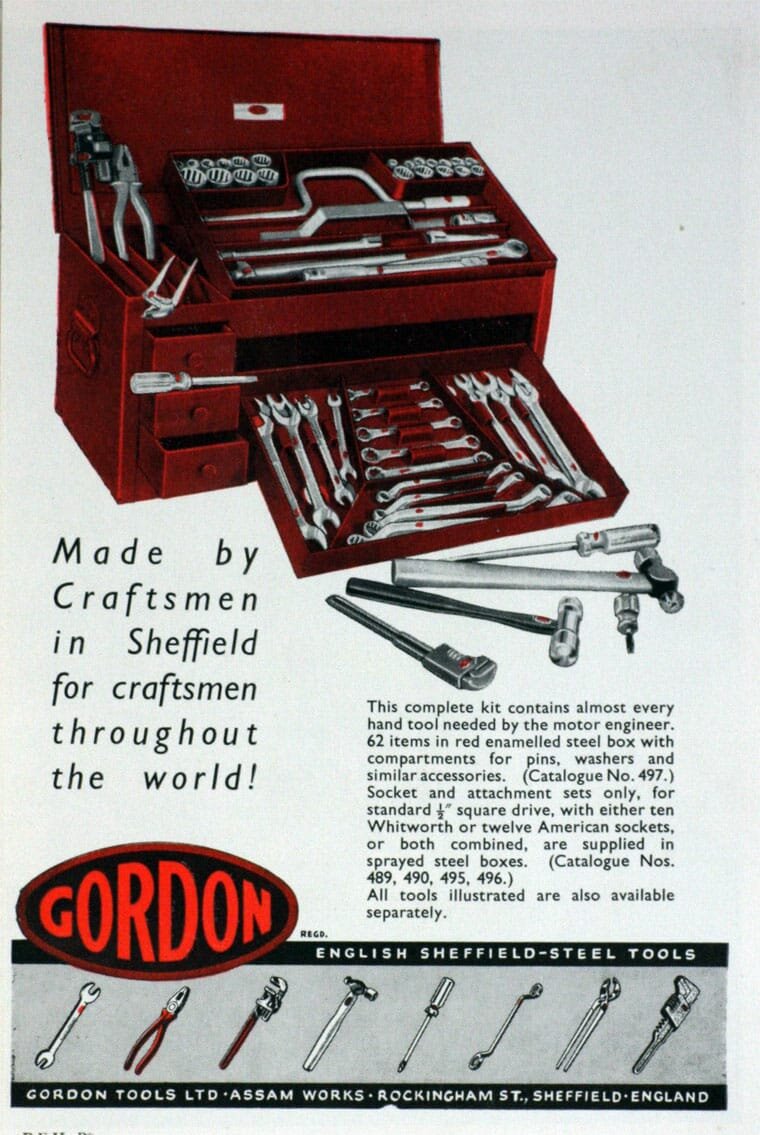 Nice old Gordon tool kit - Heads Up: For Sale! - HMVF - Historic ...