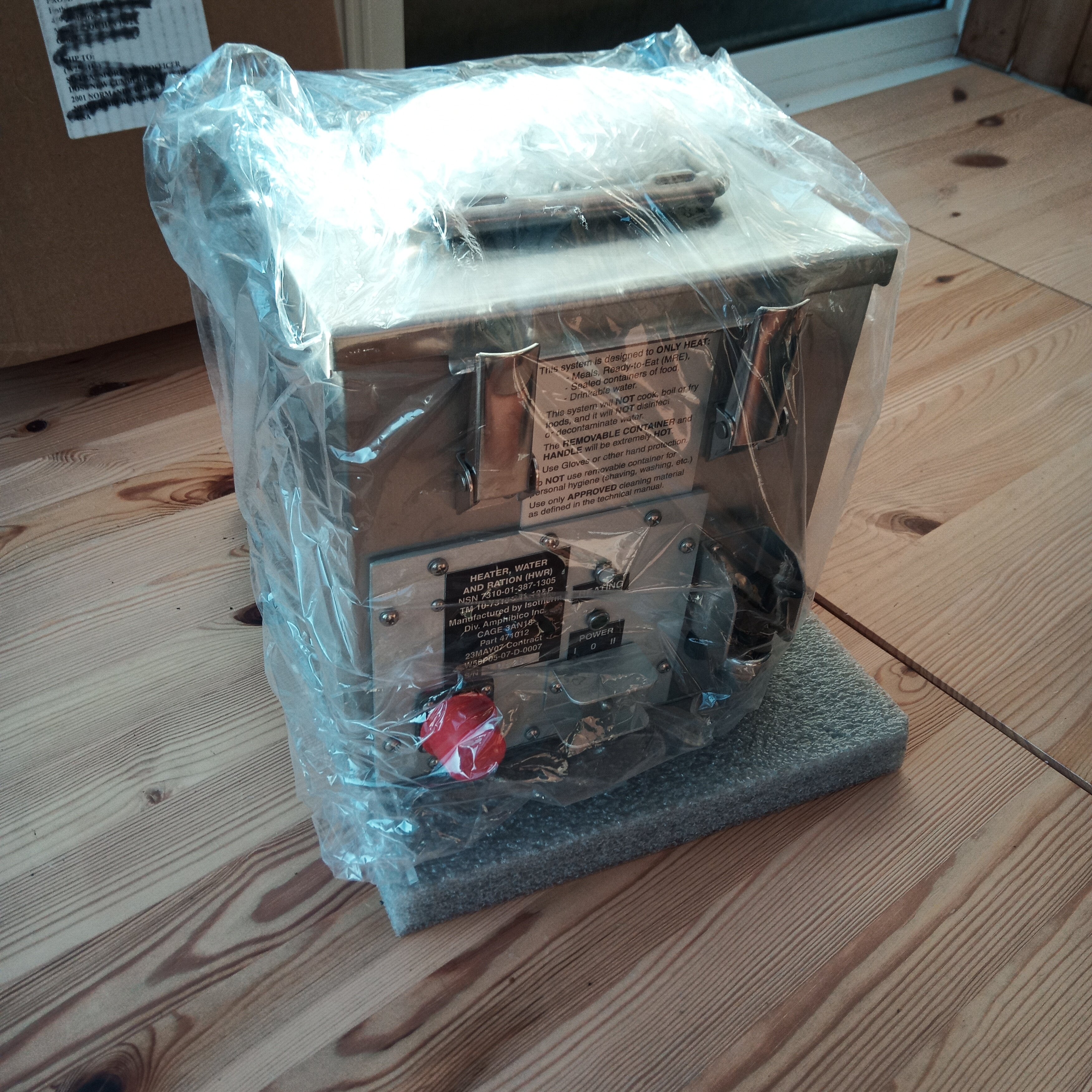 Heater, Water and Ration (HWR) Model 471012 US Military Brand New ...