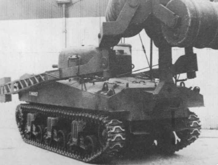 Sherman variant for locating mines: LULU - Tracked vehicles - HMVF ...
