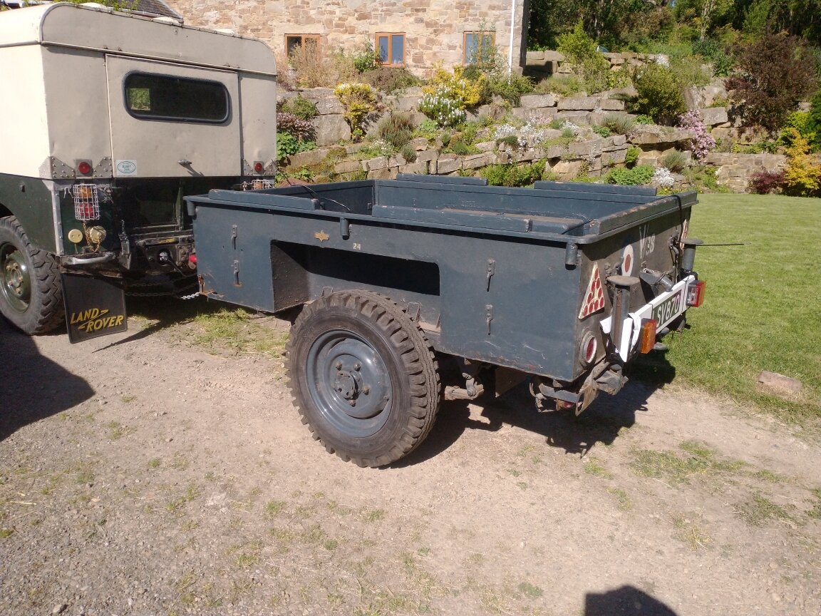 1950s RAF Sankey Mk2 Narrowtrack 15AW43 - Trailers, plant and equipment ...
