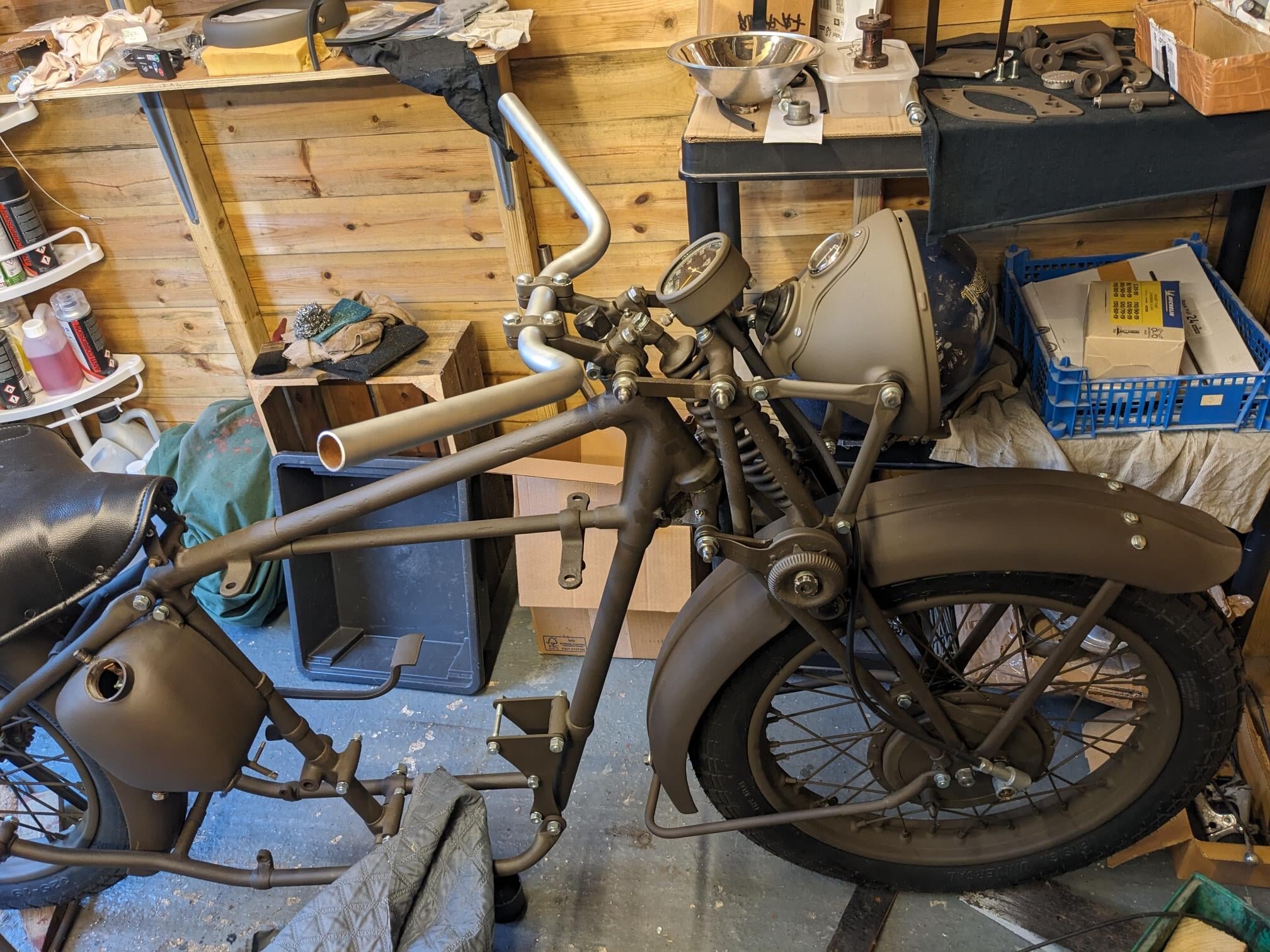 Restoration of Triumph 3sw - Motorcycles - HMVF - Historic Military ...