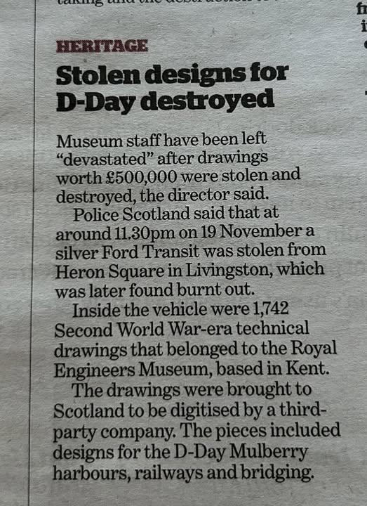 Historic documents destroyed in fire - Archaeology - WW1 to the end of ...