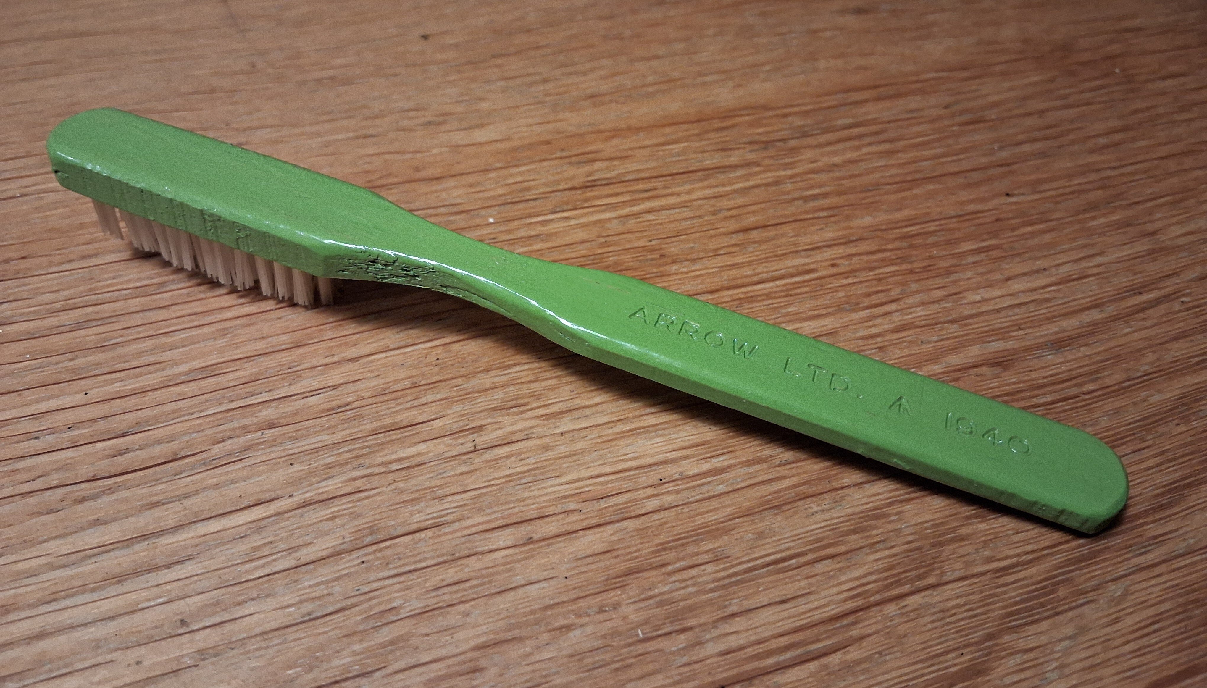 For sale a rare WW2 British toothbrush Arrow Ltd. 1940 - Heads Up: For ...