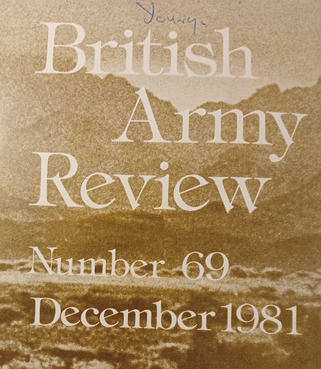 British Army Journal - Research Centre - HMVF - Historic Military ...