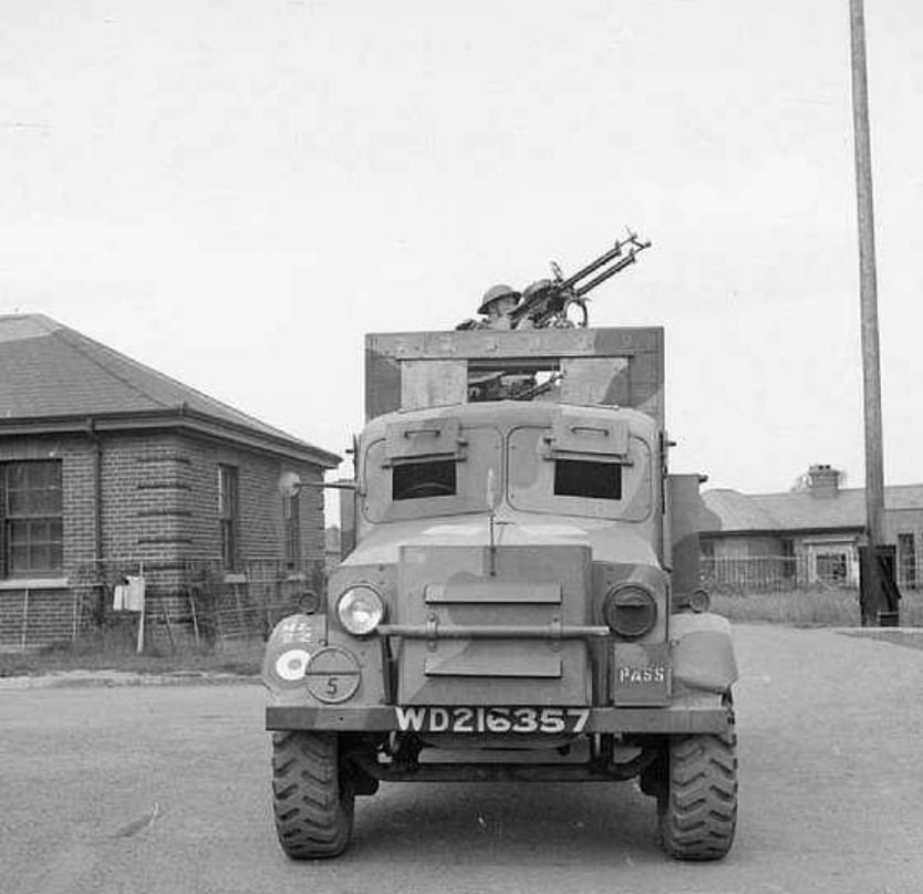 WW2 Raf Regiment AA Trucks - MV Chatter - HMVF - Historic Military ...